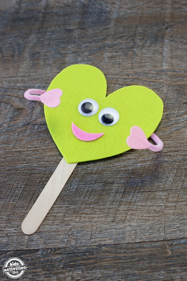 Make These Felt Heart Puppets Kids Activities Blog