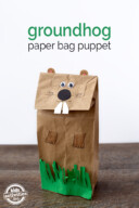 Make a Paper Bag Groundhog Puppet for Groundhog Day 2026 | Kids ...