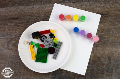 Simple, fun LEGO Painting for Kids! - Kids Activities Blog