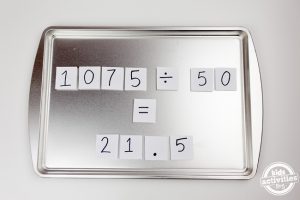 Make a Long Division Math Game Using Magnets | Kids Activities Blog