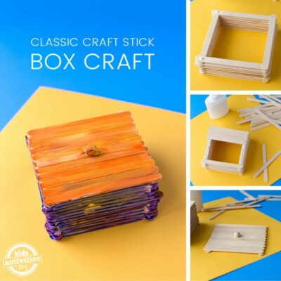 Easy Popsicle Stick Treasure Box Craft | Kids Activities Blog
