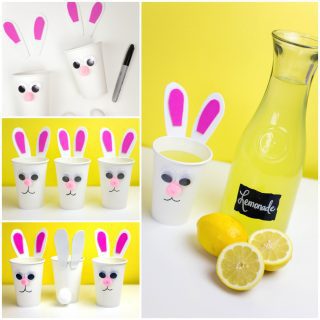 Bunny Cups With Homemade Lemonade Will Sweeten Your Easter Table!