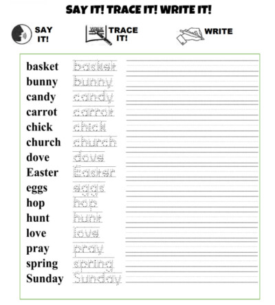 Free Easter Printables for Kids: 30 Pages of Easter Games & Worksheets ...