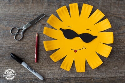 Paper Plate Sun Craft | Kids Activities Blog