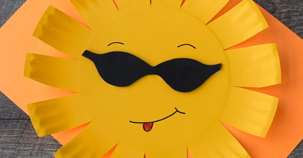 Paper Plate Sun Craft | Kids Activities Blog