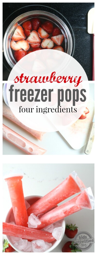 Easy Homemade Strawberry Freezer Pops Recipe Kids Activities Blog