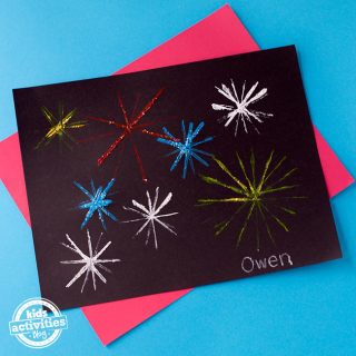 How to Make Craft Stick Fireworks Art | Kids Activities Blog