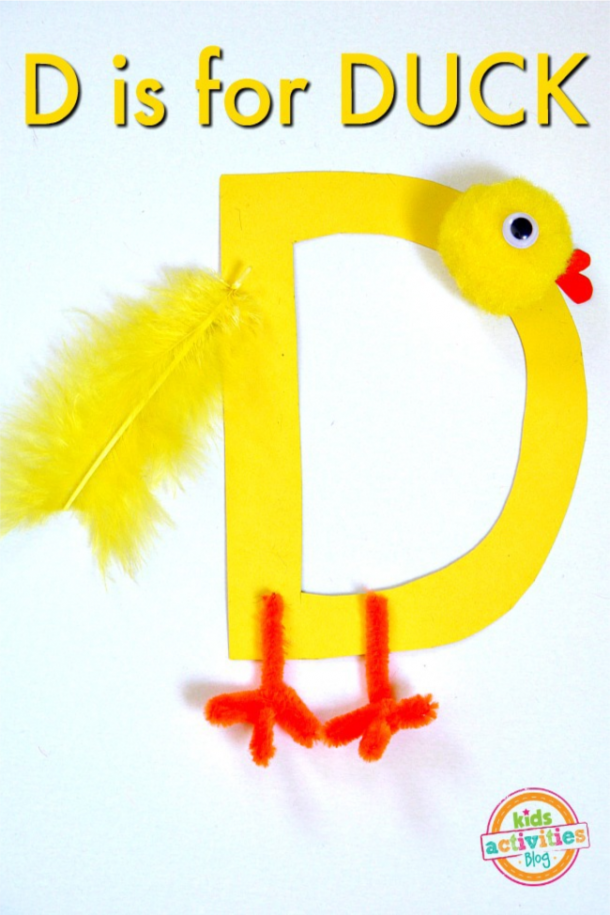 20+ Letter D Crafts & Activities- Preschooler Learn The Alphabet | Kids ...