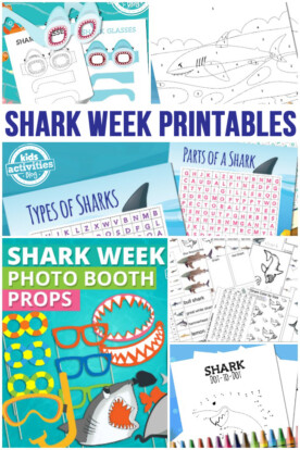50+ Shark Crafts & Activities for Shark Week Fun | Kids Activities Blog