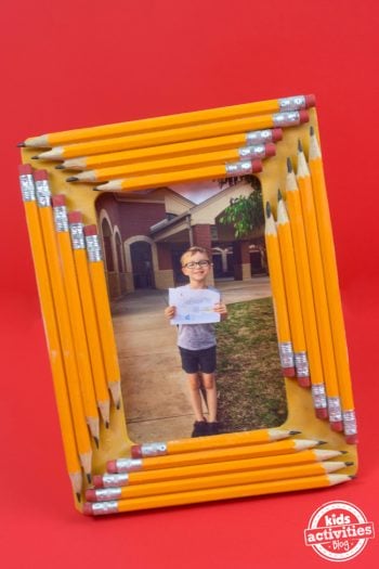Fun Back-to-School #2 Pencil Picture Frame Craft | Kids Activities Blog