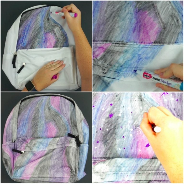 DIY Backpacks with Fabric Markers Kids Activities Blog