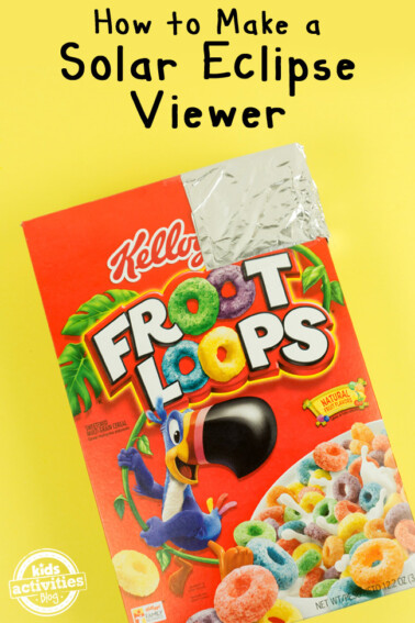 How to Make a Solar Eclipse Viewer from a Cereal Box |Kids Activities Blog