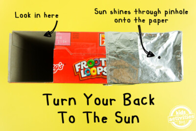How to Make a Solar Eclipse Viewer from a Cereal Box |Kids Activities Blog