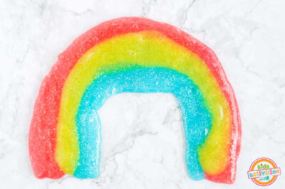 Easy 2 Ingredient Rainbow Slime Recipe | Kids Activities Blog