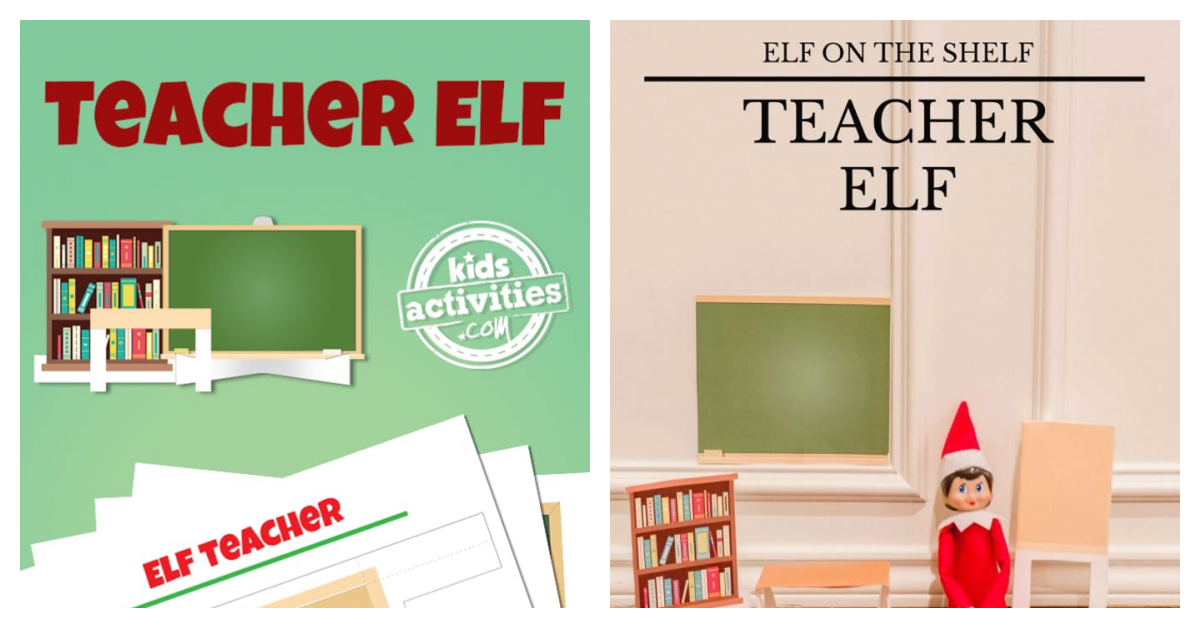 Elf on the Shelf Goes to School Christmas Idea | Kids Activities Blog