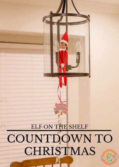 Elf on the Shelf Countdown to Christmas Paper Chain Idea | Kids ...