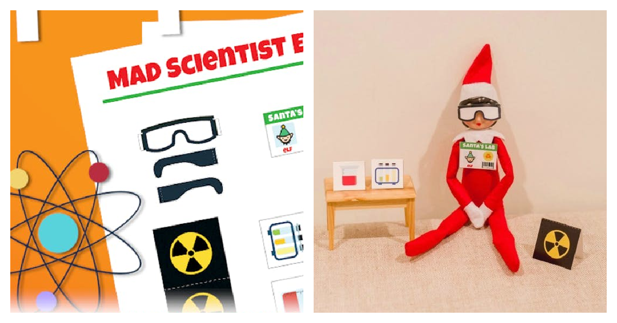 Elf on the Shelf Mad Scientist Fun Christmas Idea | Kids Activities Blog
