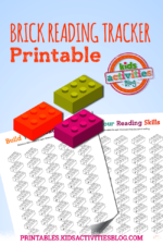 Lego Inspired Free Printable Reading Tracker For Kids