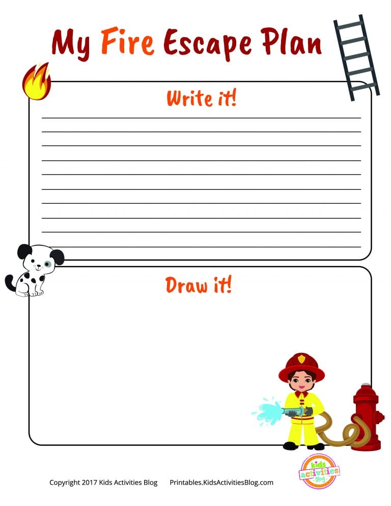 Get This Free Printable Fire Escape Plan To Keep Your Family Safe