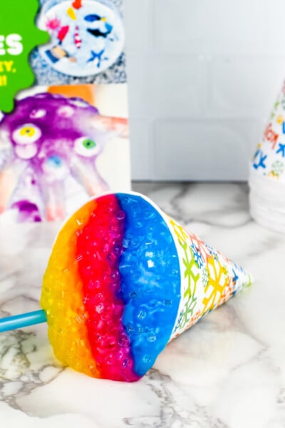 Colorful & Fun Homemade Snow Cone Slime Recipe | Kids Activities Blog