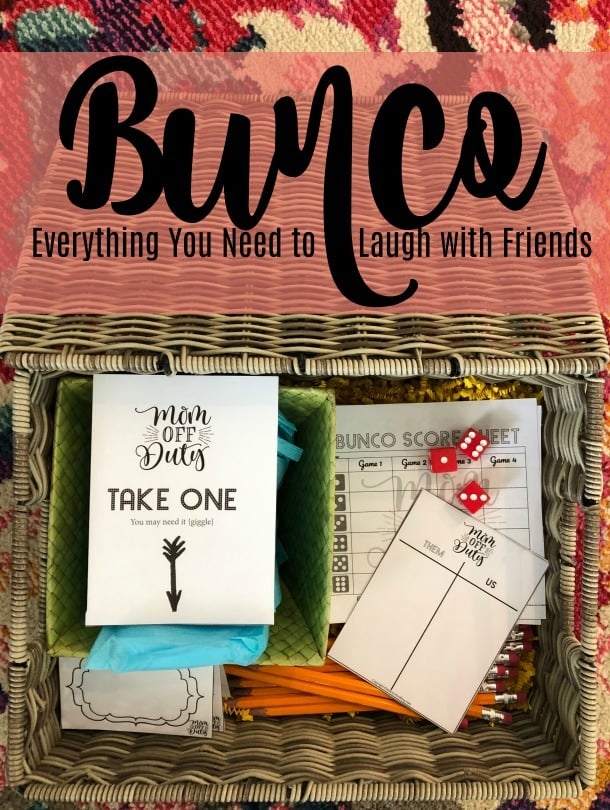 Make A Bunco Party Box with Free Printable Bunco Score Sheets | Kids ...