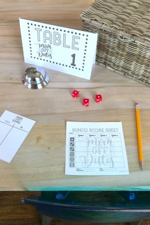 Make A Bunco Party Box with Free Printable Bunco Score Sheets | Kids ...
