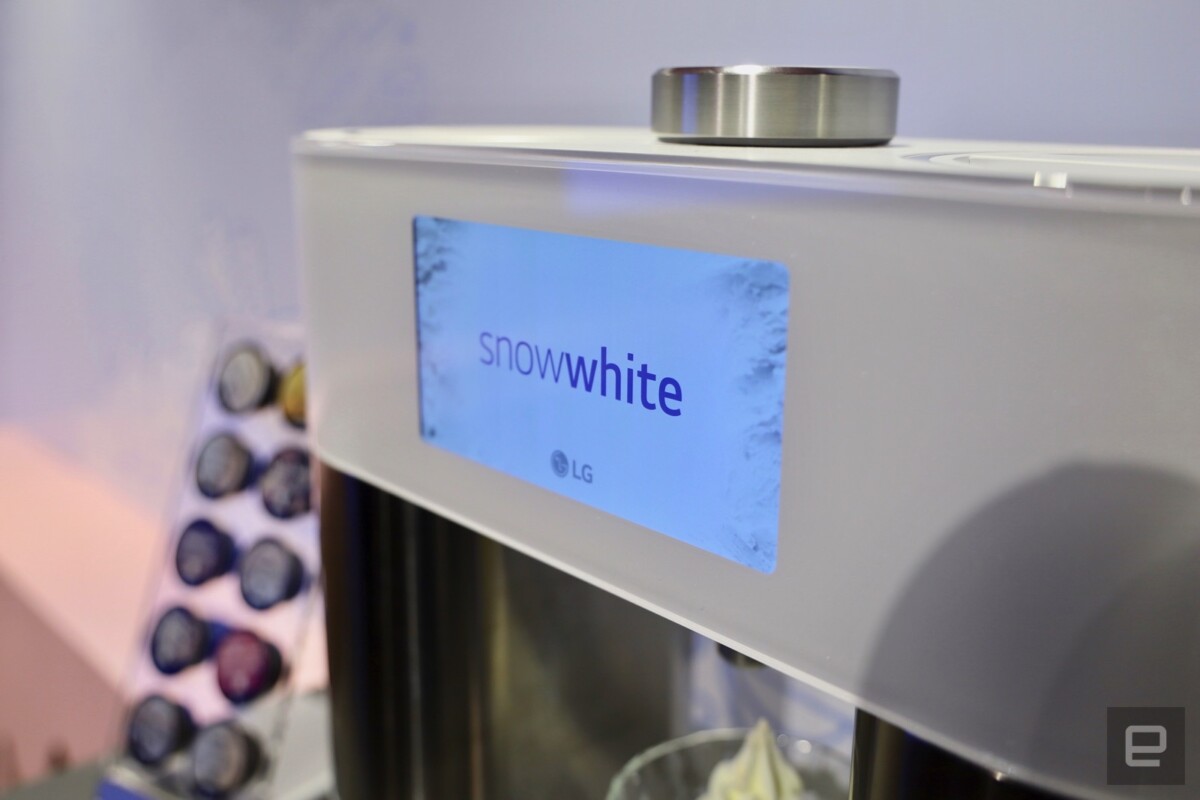 Your Kids Will Scream For Ice Cream with LG's SnowWhite Ice Cream Maker ...