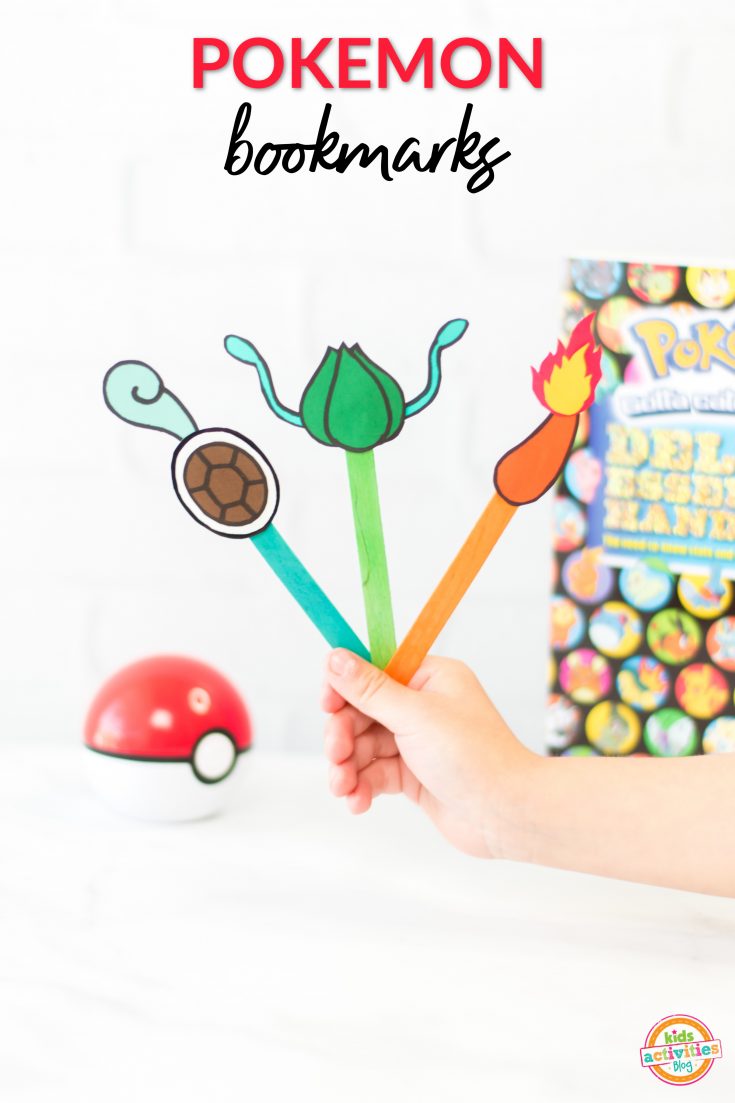 Cute & Easy Pokemon Bookmark Craft for Kids • Kids Activities Blog ...