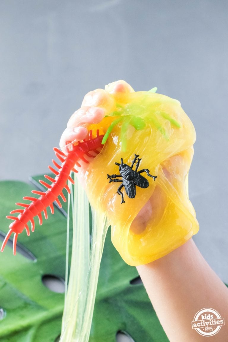 Creepy Crawly Grub Slime Recipe Inspired by Lion King | Kids Activities ...