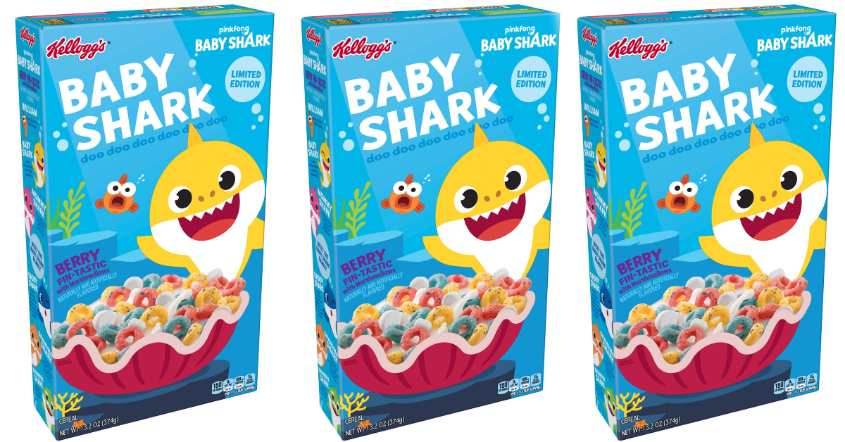 Baby Shark Cereal Is Being Released For The Most Fin-Tastic Breakfast ...