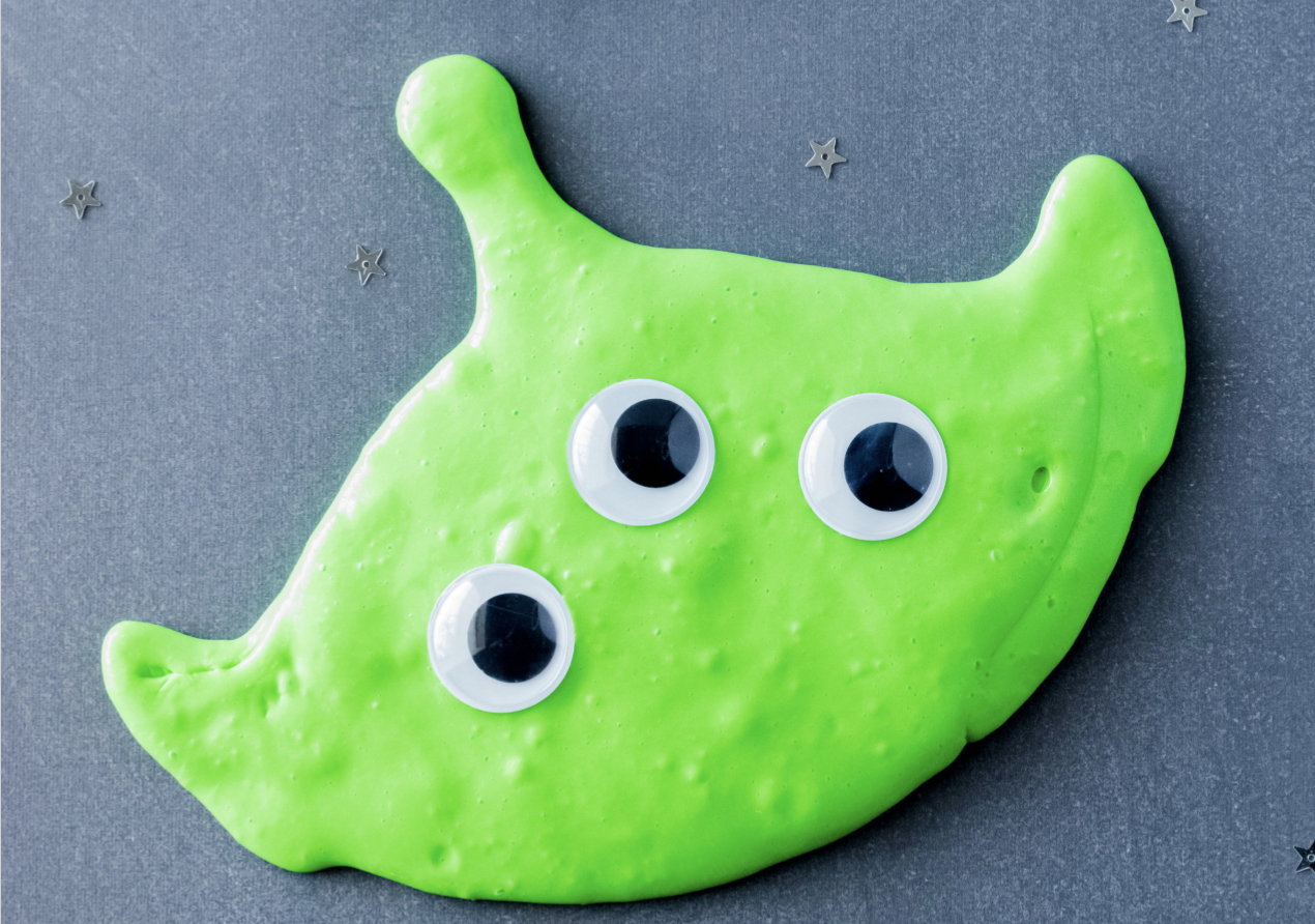 Toy Story Alien Slime - An Easy Slime Recipe for Busy Hands
