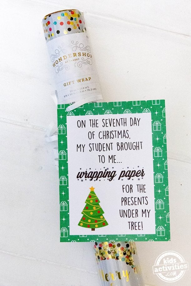 12 Days of Christmas Teacher Gift Ideas | Kids Activities Blog