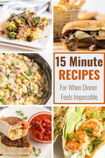 15 Minute Dinners - Here are 5 Recipes for this Week Kids Activities Blog