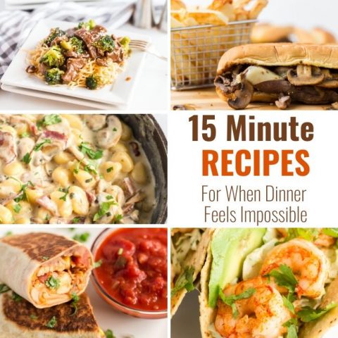 15 Minute Dinners - Here are 5 Recipes for this Week Kids Activities Blog