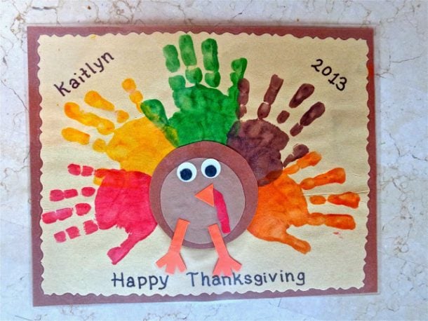 17 Thanksgiving Placemats Crafts Kids Can Make | Kids Activities Blog