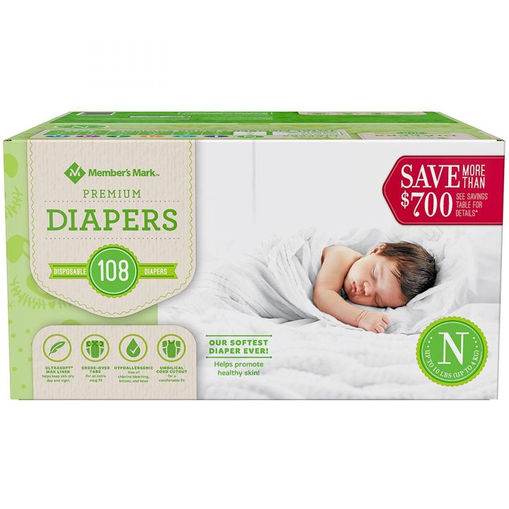 You Can Get Diapers for As Little As 6 Cents Each at Sam's Club Kids ...