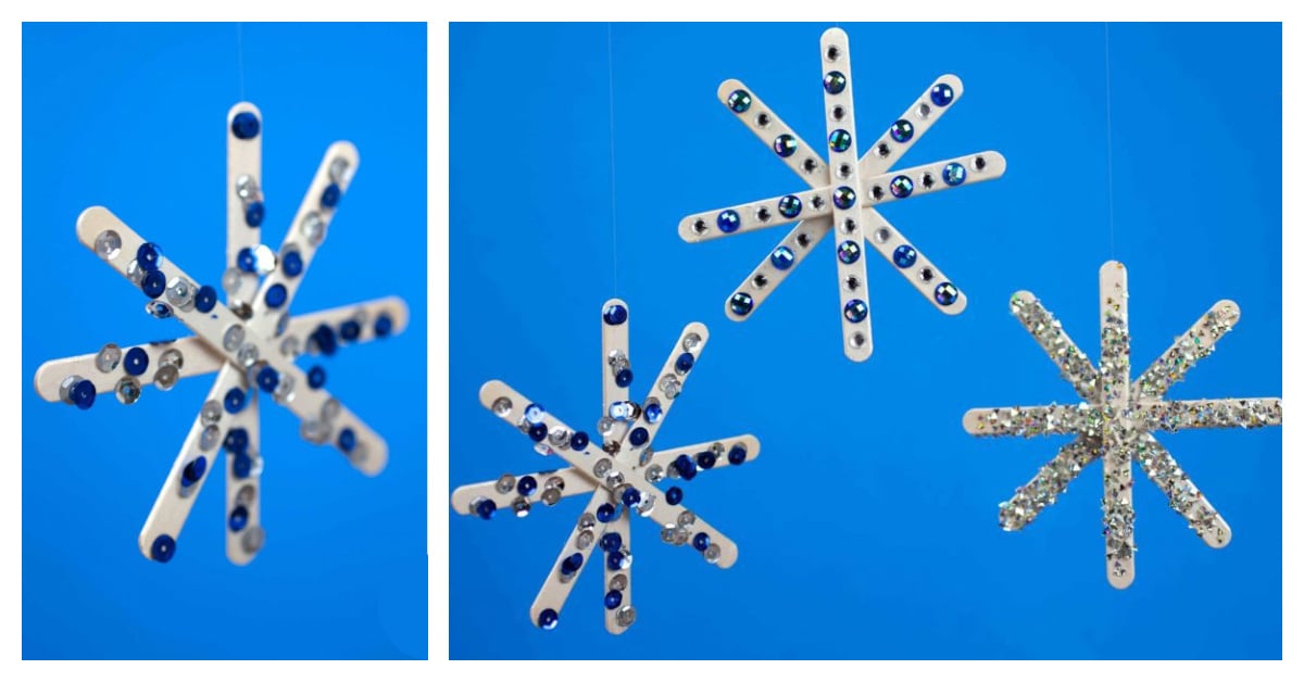 Let's Make Popsicle Stick Snowflakes! | Kids Activities Blog