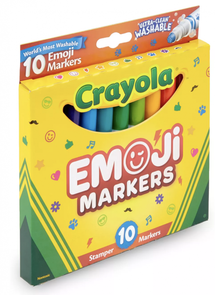 Crayola Released Emoji Stamper Markers and My Kids Love Them Kids ...
