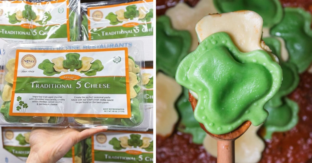Costco Is Selling Shamrock Shaped Ravioli for St. Patrick's Day and I ...