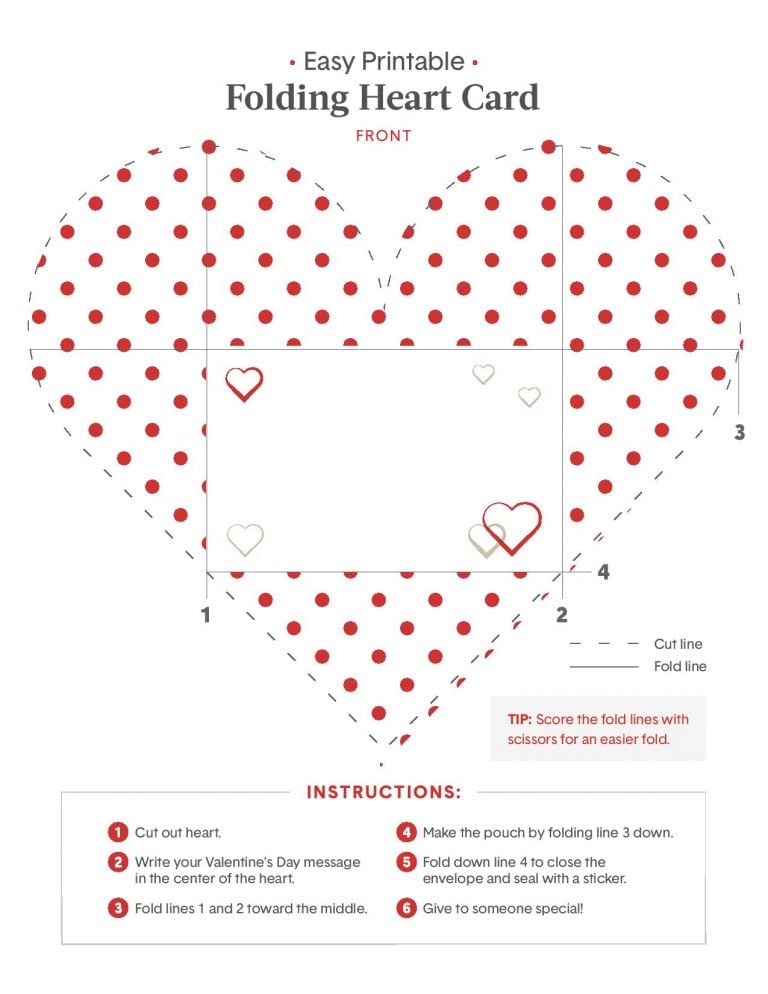 How to make an Origami Heart (2 Ways) - Kids Activities Blog