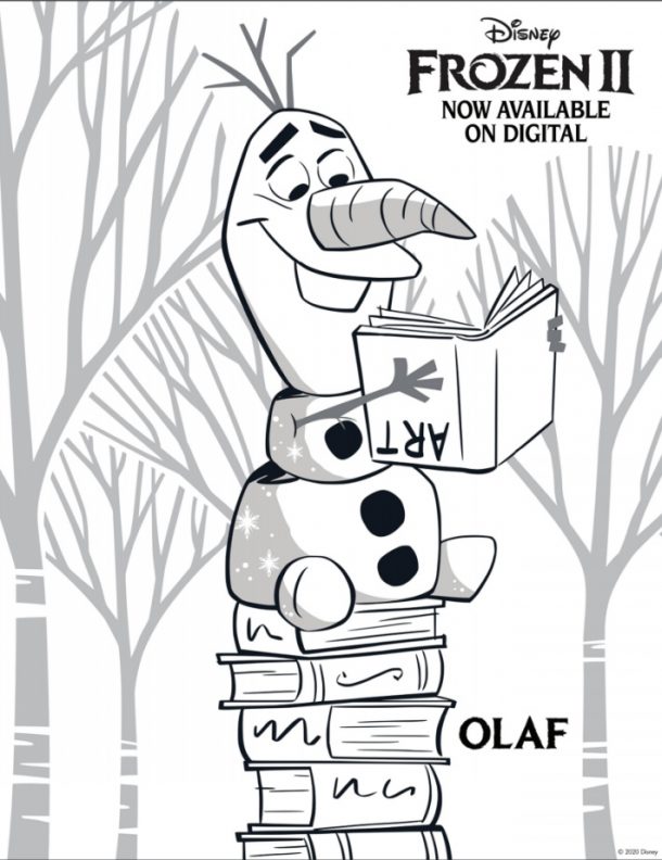 Frozen Coloring Page Free Printable - Kids Activities Blog