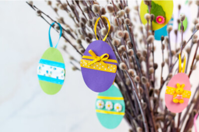 Easy Colorful Easter Egg Designs on Paper Craft | Kids Activities Blog
