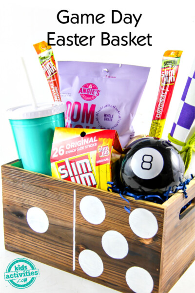 Handmade Game Day Themed Easter Basket For Kids Kids Activities Blog