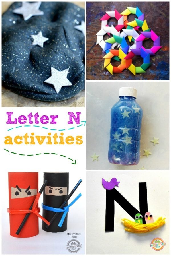 20+ Letter N Crafts & Activities - Preschoolers Learn the Alphabet ...