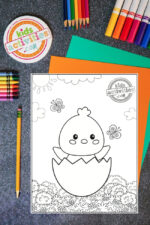 Absolutely the Cutest Baby Chick Coloring Page...Ever Kids Activities Blog