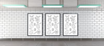 Free Easter Printable Coloring Page Poster | Kids Activities Blog