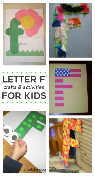 20+ Letter F Activities & Crafts - Preschoolers Learn the Alphabet ...