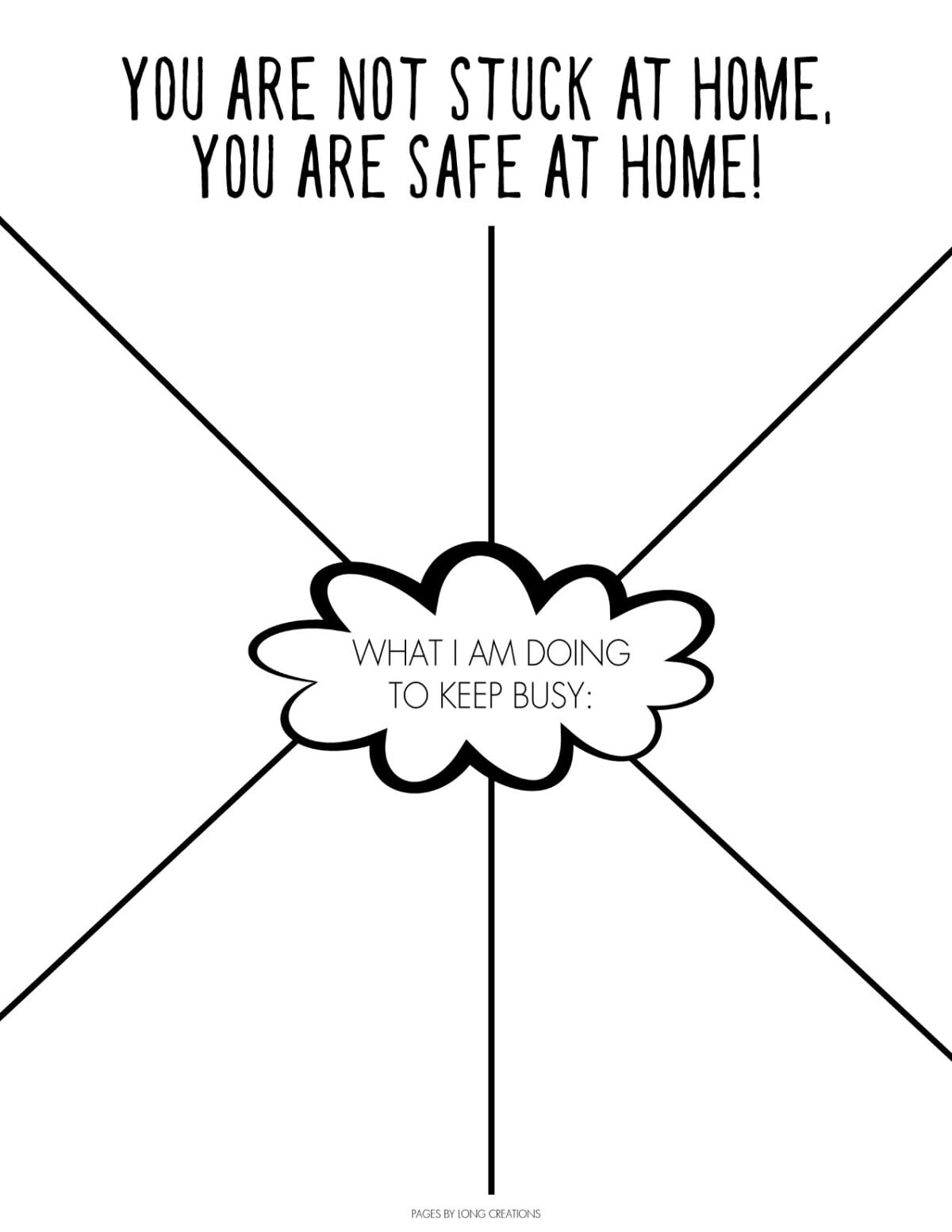Quarantine Time Capsule Idea for Kids -- Printable Worksheets!