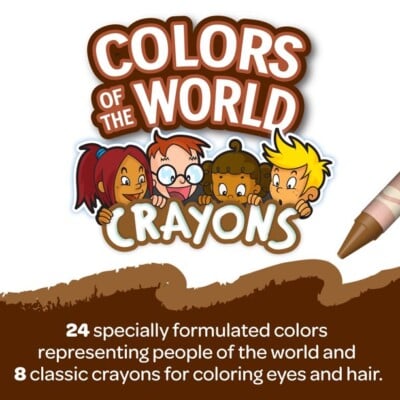 Crayola Released Crayons With 24 Skin Tone Shades So Every Child Can ...