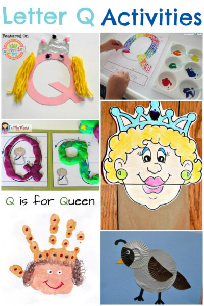 20+ Letter Q Crafts & Activities - Preschoolers Learn the Alphabet ...
